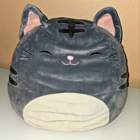 Kellytoy | Toys | Squishmallow Tally 6 Inch Tabby Cat Grey White Pink ...